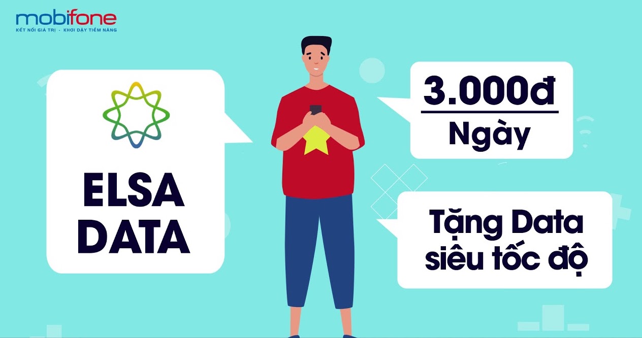 Đăng ký sử dụng gói cước Elsa Data. - Mobifone Data