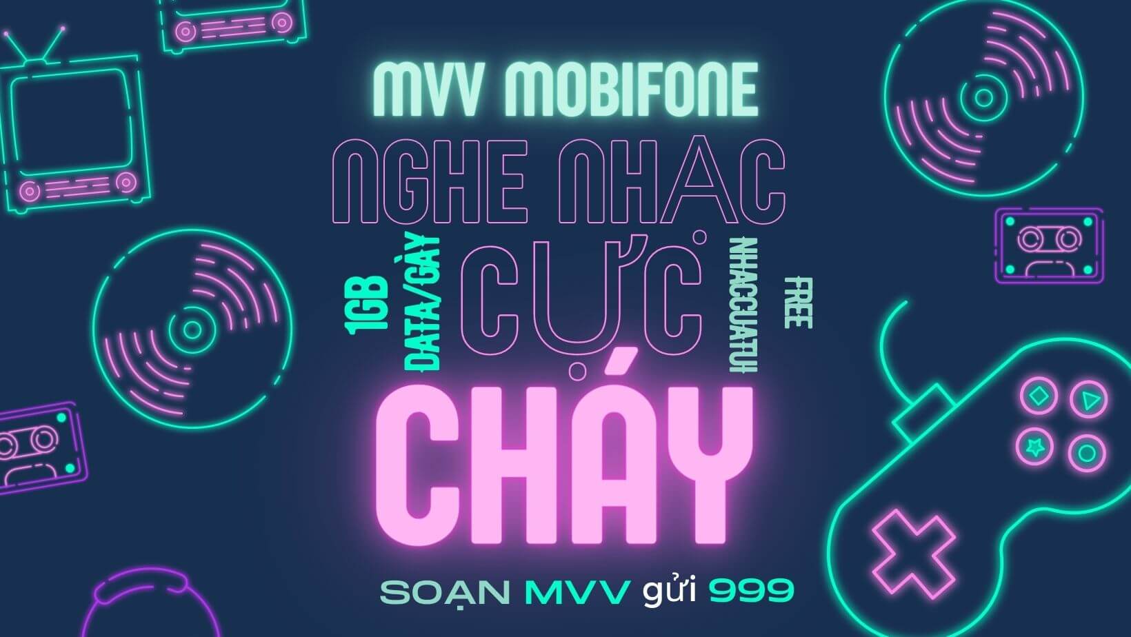 Nghe nhạc thả ga cùng MVV của Mobifone - Mobifone Data