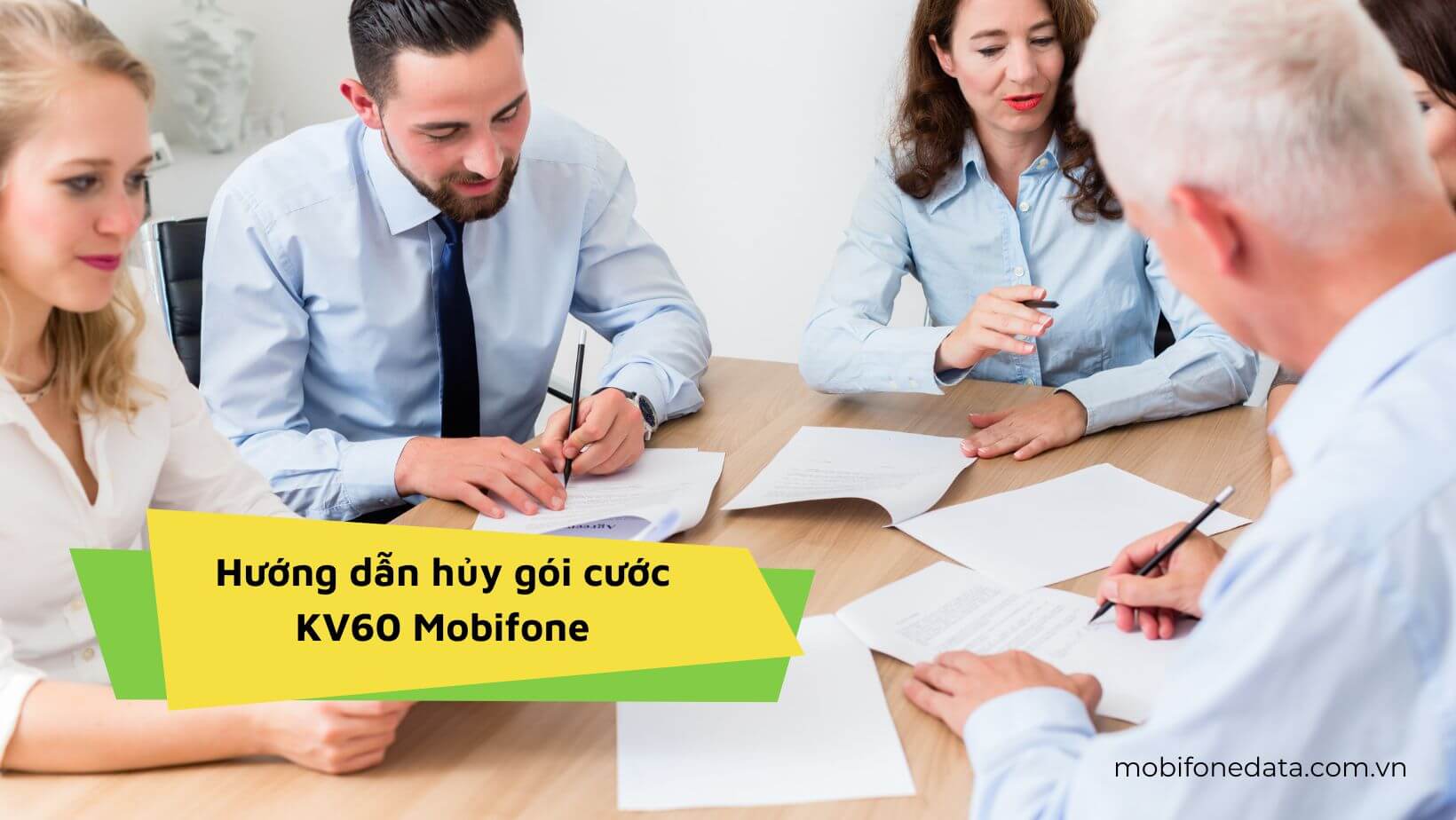 Hướng dẫn hủy gói cước KV60 Mobifone - Mobifone Data