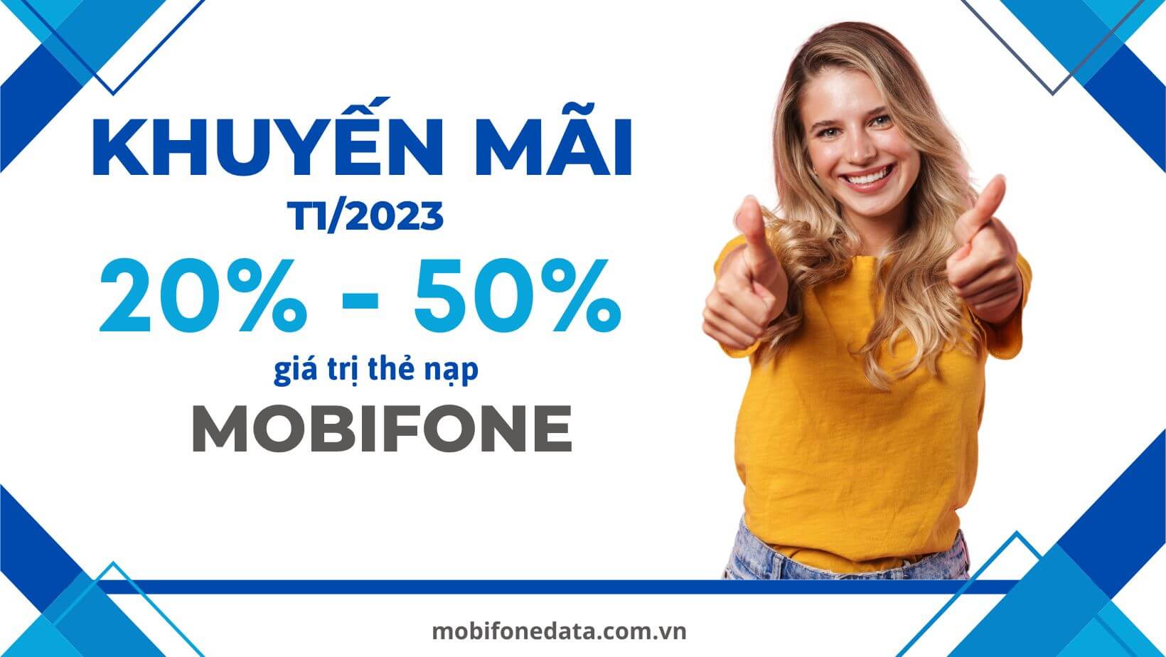 Cập nhật chi tiết lịch khuyến mãi Mobifone T1/2023 - Mobifone Data